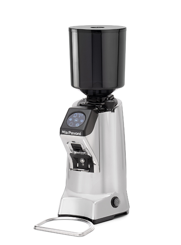 LA PAVONI ZIP PRO CHROMO 120V - Programmable Dosing , 1.4 Kg Hopper ...